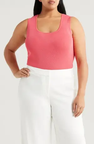 Tahari Asl Scoop Neck Camis Tanks For Women