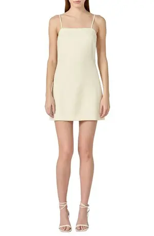 English Factory Tie Strap A-line Mini Dress