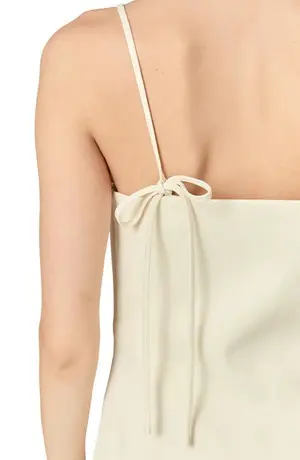 English Factory Tie Strap A-line Mini Dress