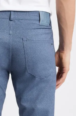 BRAX Chuck Hi Flex Microprint Modern Fit Pants - 26-storm