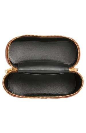Saint Laurent Mini Gaby Quilted Leather Vanity Case - Fox