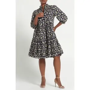 Estelle Mock Neck Day Dresses