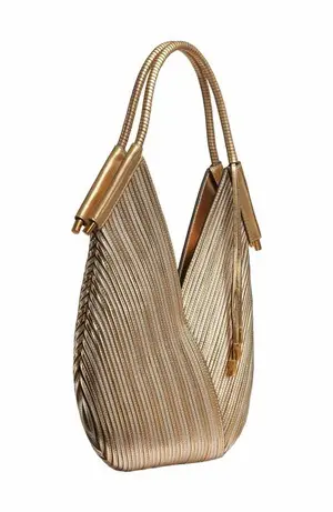 Donna Karan New York Baldwin Mini Metallic Shoulder Bag