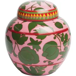 La DoubleJ Tea Jar - Wildbird Rosa/verde Green