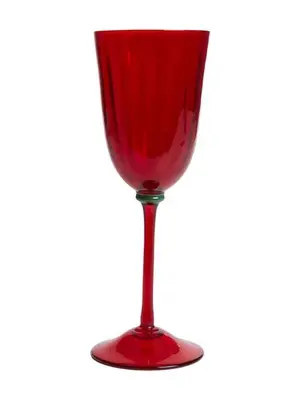 La DoubleJ Wine Rainbow Glasses Set Of 2 - Red