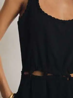 REISS Miniva Atelier Cut-out Waist Jumpsuit