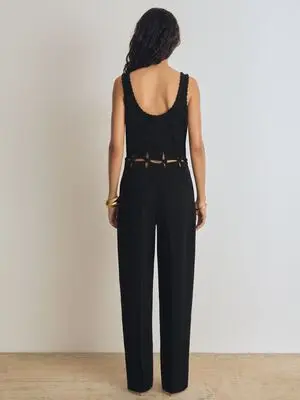 REISS Miniva Atelier Cut-out Waist Jumpsuit