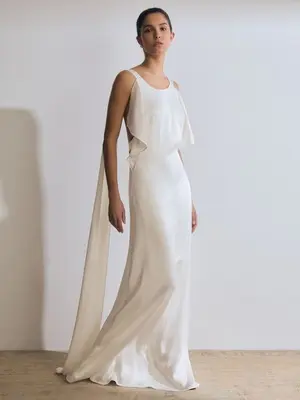 REISS Brackley Atelier Duchess Satin Maxi Dress