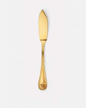 Versace Medusa Fish Knife - Gold
