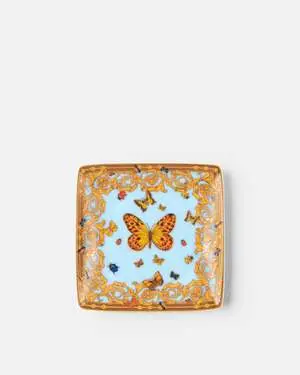 Versace Le Jardin Small Square Plate 12 Cm - Print