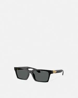 Versace Avanti Rectangular Sunglasses - Black