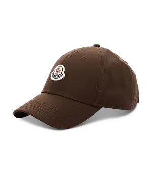 Moncler Moncler Logo Patch Baseball Cap Medium Beige