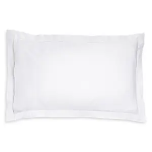 AMALIA HOME COLLECTION Luso Silk Blend Sham, King, Set Of 2 - White/silver