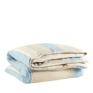 ANNIE SELKE Moon Hills Linen Duvet Cover, Full/queen