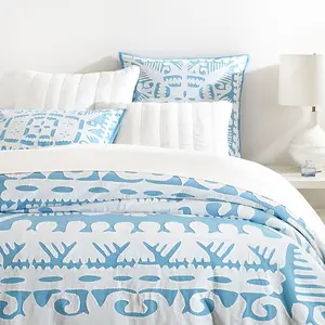 ANNIE SELKE Knight Wood Cutwork Coverlet, King Lapis