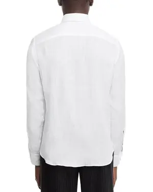 MAURIZIO BALDASSARI Linen Sport Shirt - White