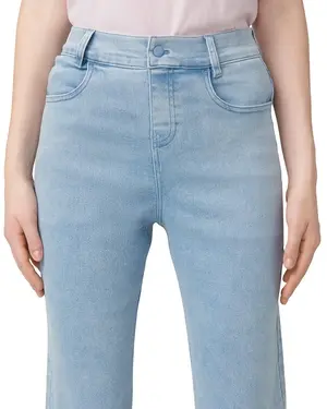 Hue High-rise Ruffle-hem Skimmer Jeans - Classic Light
