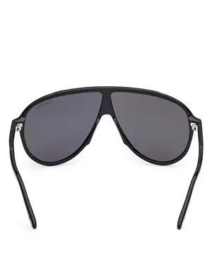 TOM FORD Vladamir Pilot Sunglasses 65mm - Black/green