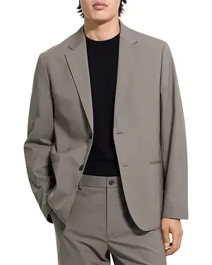 Theory Clinton Blazer In Motion Wool - Morel