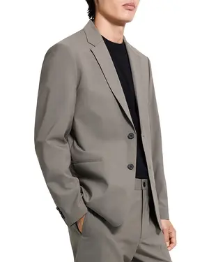 Theory Clinton Blazer In Motion Wool - Morel