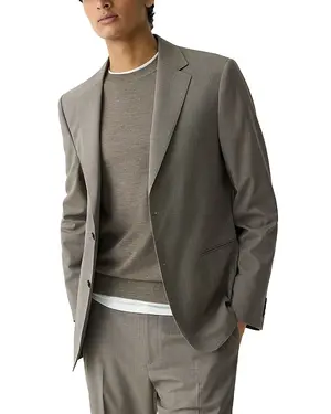 Theory Clinton Blazer In Motion Wool - Walnut Melange