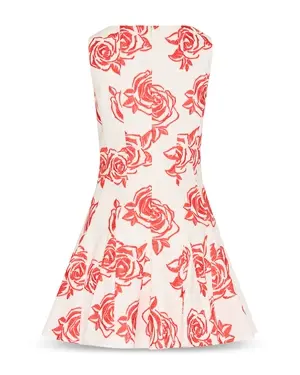 MILLY Ariel Rose Embroidered Dress