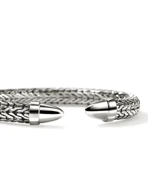 John Hardy Sterling Spear Cuff Bracelet - Silver