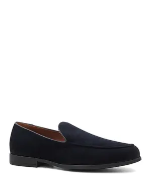 Bruno Magli Suede Loafers - Navy Suede