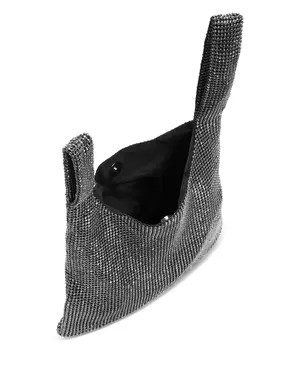 Aqua Crystal Evening Bag - Black