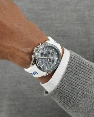 Hugo Boss Strike Chronograph Watch - Blue/white