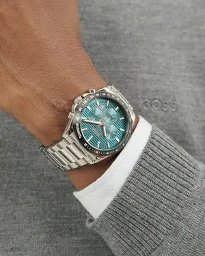 Hugo Boss Strike Chronograph 41mm - Green/silver