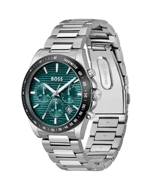 Hugo Boss Strike Chronograph 41mm - Green/silver