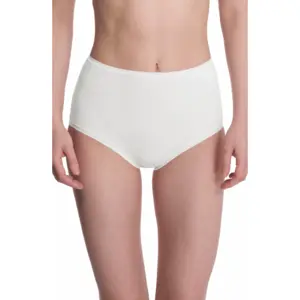 Natori Bliss Bare Cotton High Waist Brief Ivory