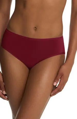 Natori Bliss Bare Cotton Hipster Dk Red
