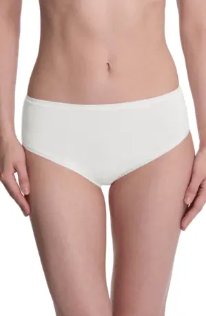 Natori Bliss Bare Cotton Hipster Ivory