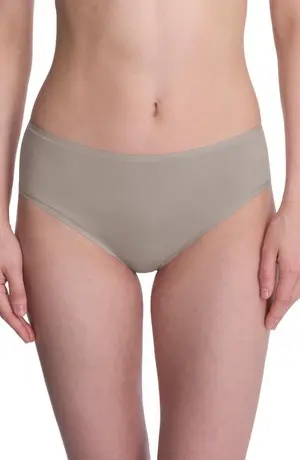 Natori Bliss Bare Cotton Hipster Smoky