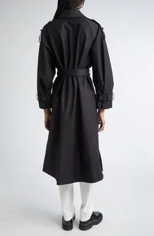 Partow Rory Belted Compact Cotton Trench Coat