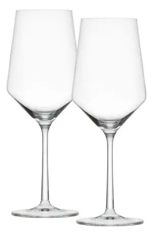 SCHOTT ZWIESEL Pure Set Of 2 Cabernet Wine Glasses - Clear