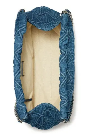 Tory Burch Fleming Soft Quilted Hobo Bag - Denim