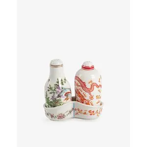 SELETTI Hybrid Thea Porcelain Spices Shaker Set - One-color