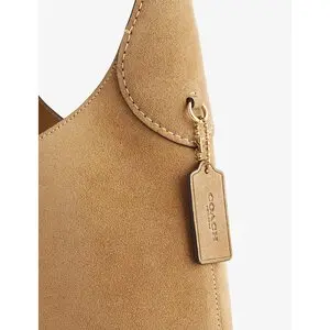 COACH Brooklyn 28 Suede Shoulder Bag