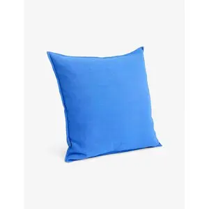 HAY Square Cotton And Linen Cushion 50cm X 50cm - Sky Blue
