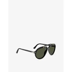 Persol Pilot-frame Sunglasses - Black