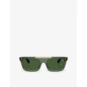 Burberry Be4451u Rectangle Sunglasses - Green