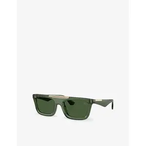Burberry Be4451u Rectangle Sunglasses - Green