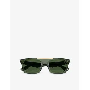 Burberry Be4451u Rectangle Sunglasses - Green
