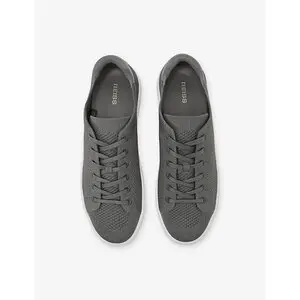 REISS Finley Knit Low-top Trainers - Grey