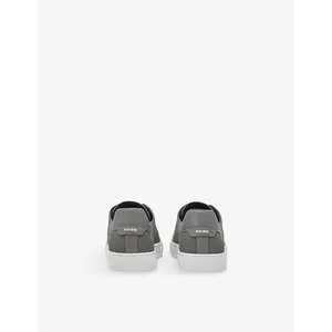 REISS Finley Knit Low-top Trainers - Grey