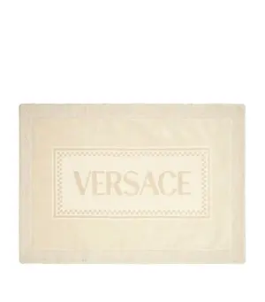 Versace Barocco Bath Mat - Beige