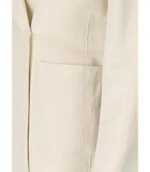 Harris Wharf London Double-breasted Blazer - Ivory